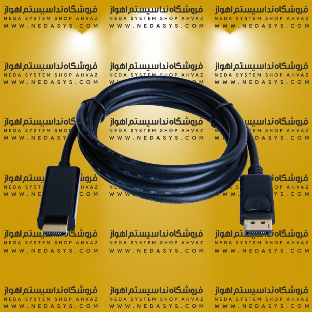 کابل Displayport به HDMI رزولوشن Full-HD - فروشگاه اینترنتی ندا سیستم